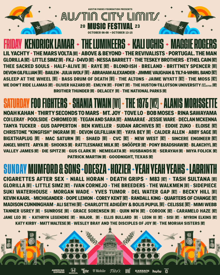 ACL Fest 2023 Preview - TLM